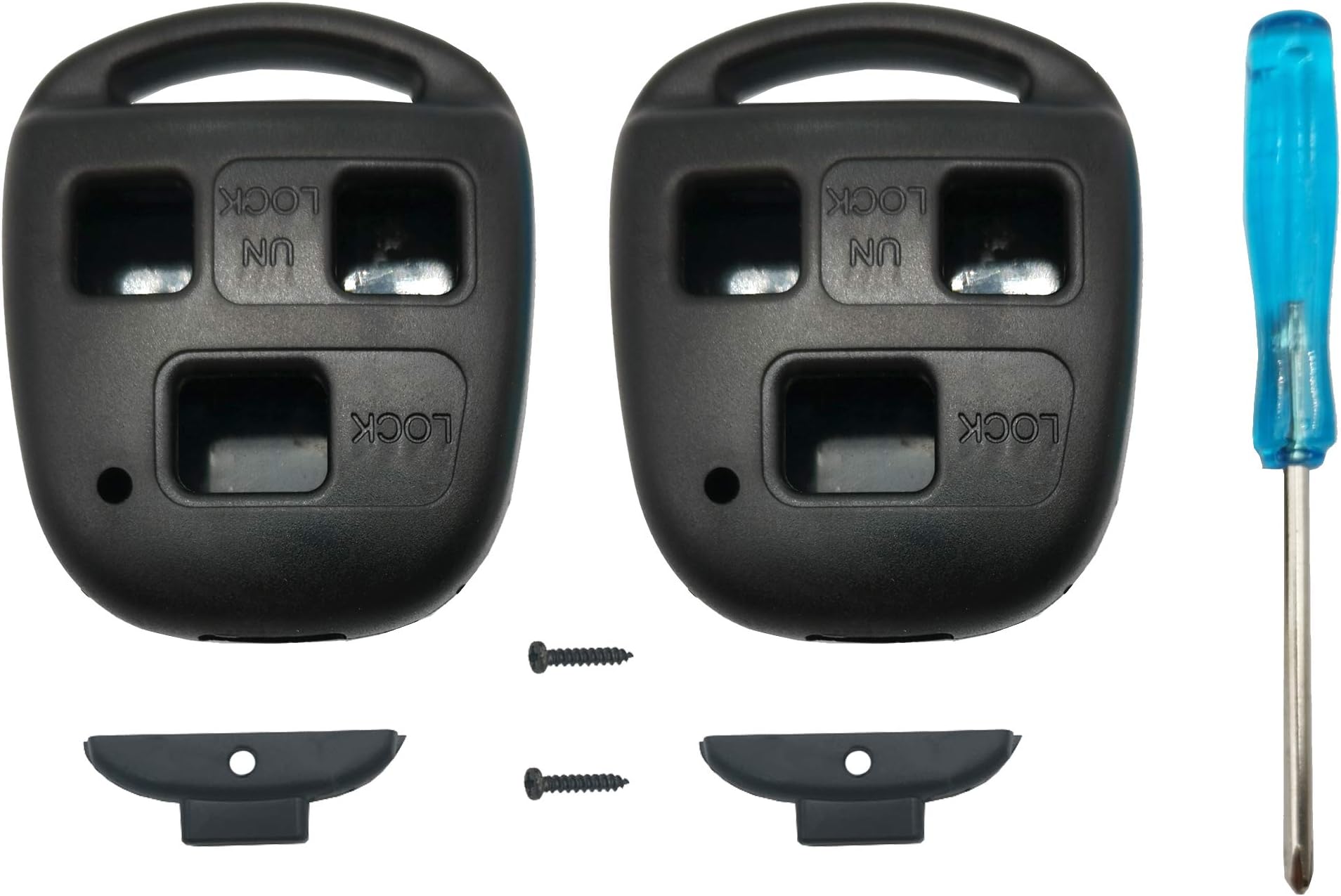Amazon.com: 2 fits Case Shell Key Fob Keyless Entry Remote (Cutting Not ...