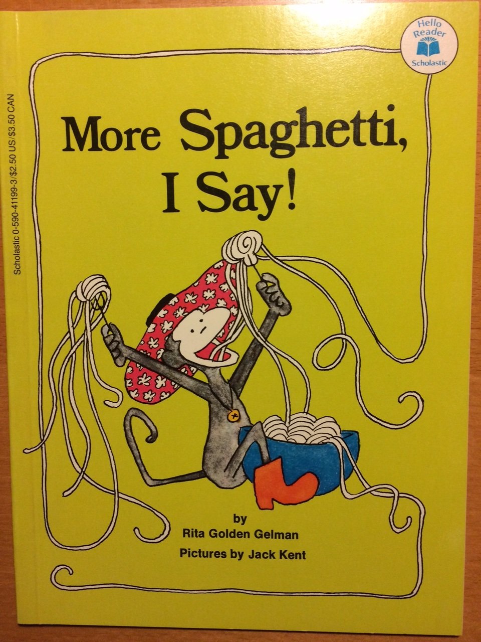 Amazon.com: More Spaghetti I Say: 9780590411998: Gelman, Rita Golden ...