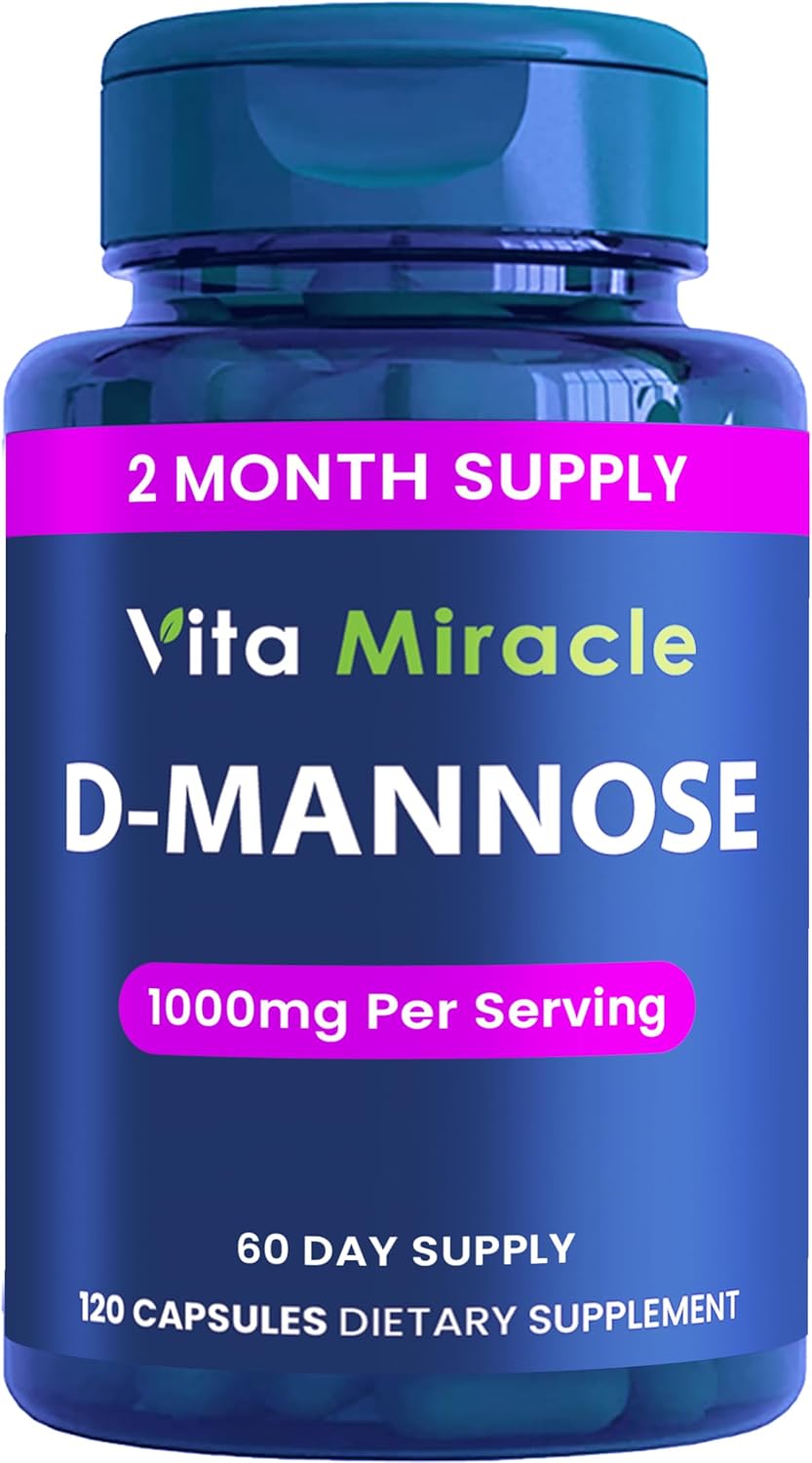 Amazon.com: D-Mannose 1000mg Capsules with Cranberry Hibiscus and ...
