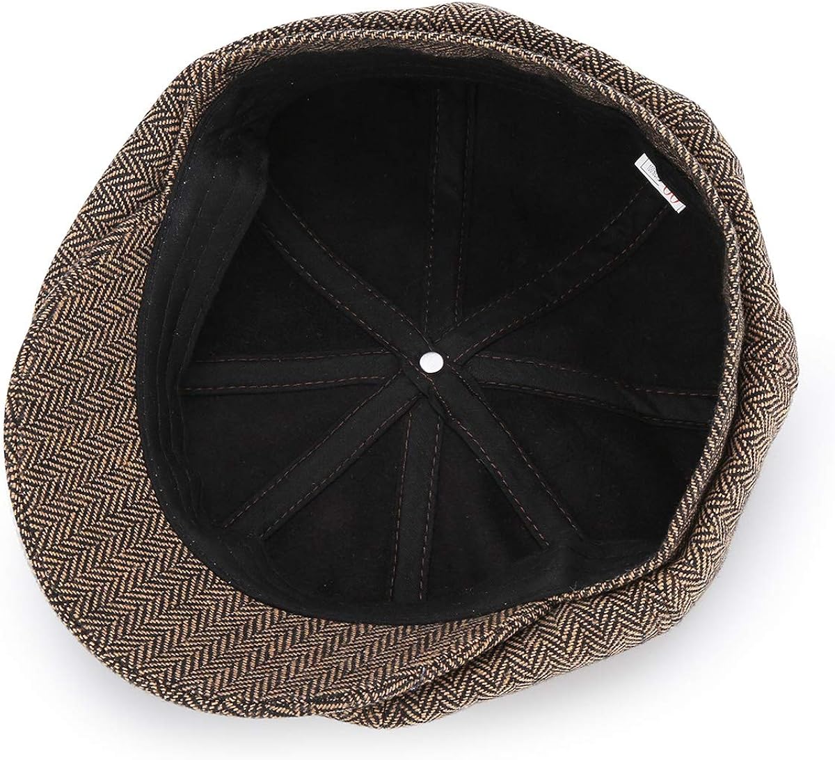 KeepSa Gavroche Casquette Baker Boy Hat Flat Caps - 8 Panel Peaky ...