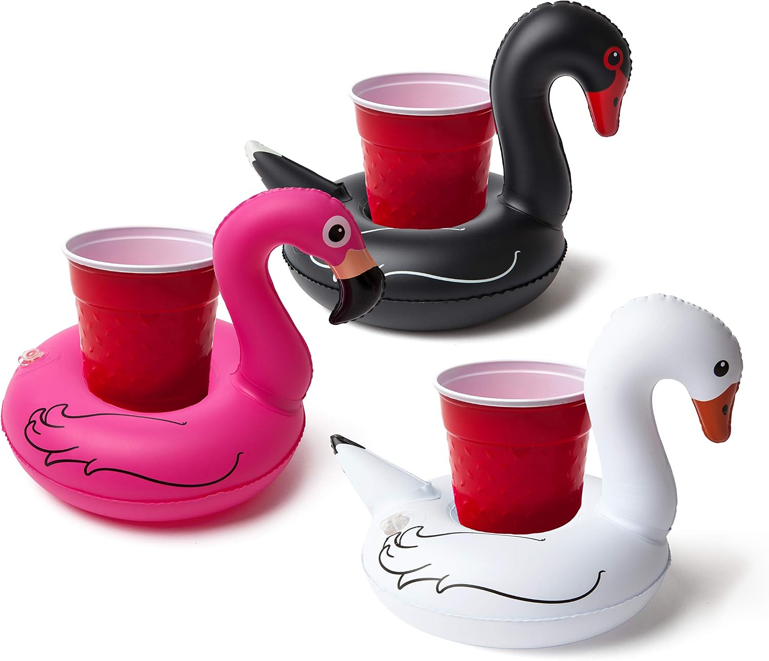 BigMouth Inc. Inflatable Bird Pool Cupholder Floats, 3-Pack Includes ...