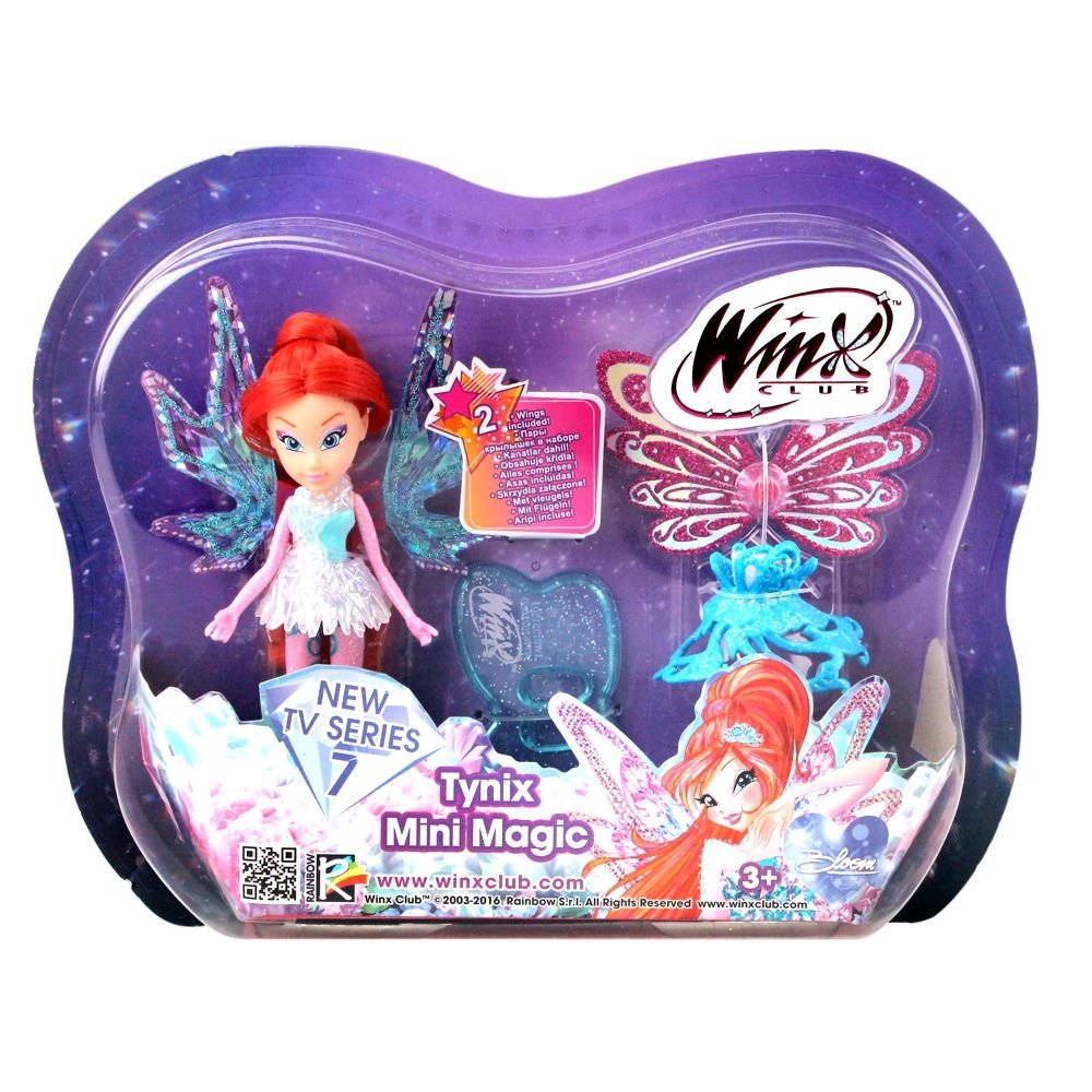 Winx Club Bloom | Tynix Mini Magic Doll Fairy with Transformation 12 cm ...