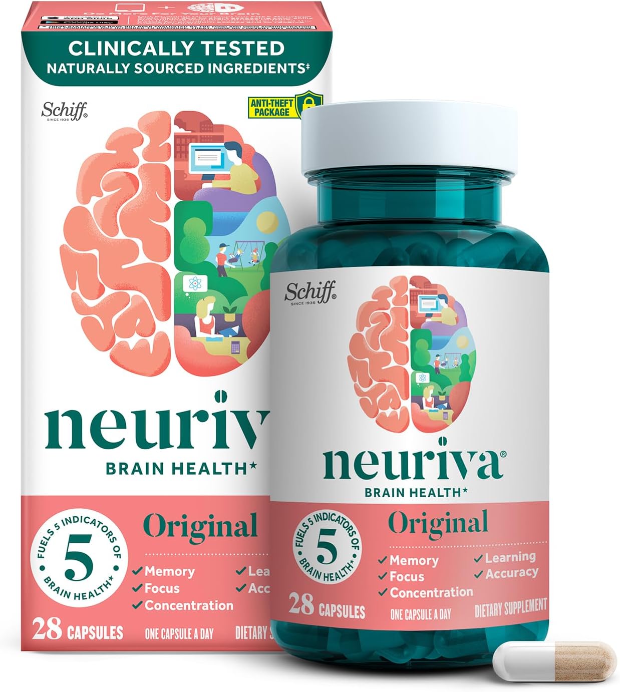 Amazon.com: (5 Pack) Neuro Tech IQ Brain Supplement Neurotech Iq Focus ...