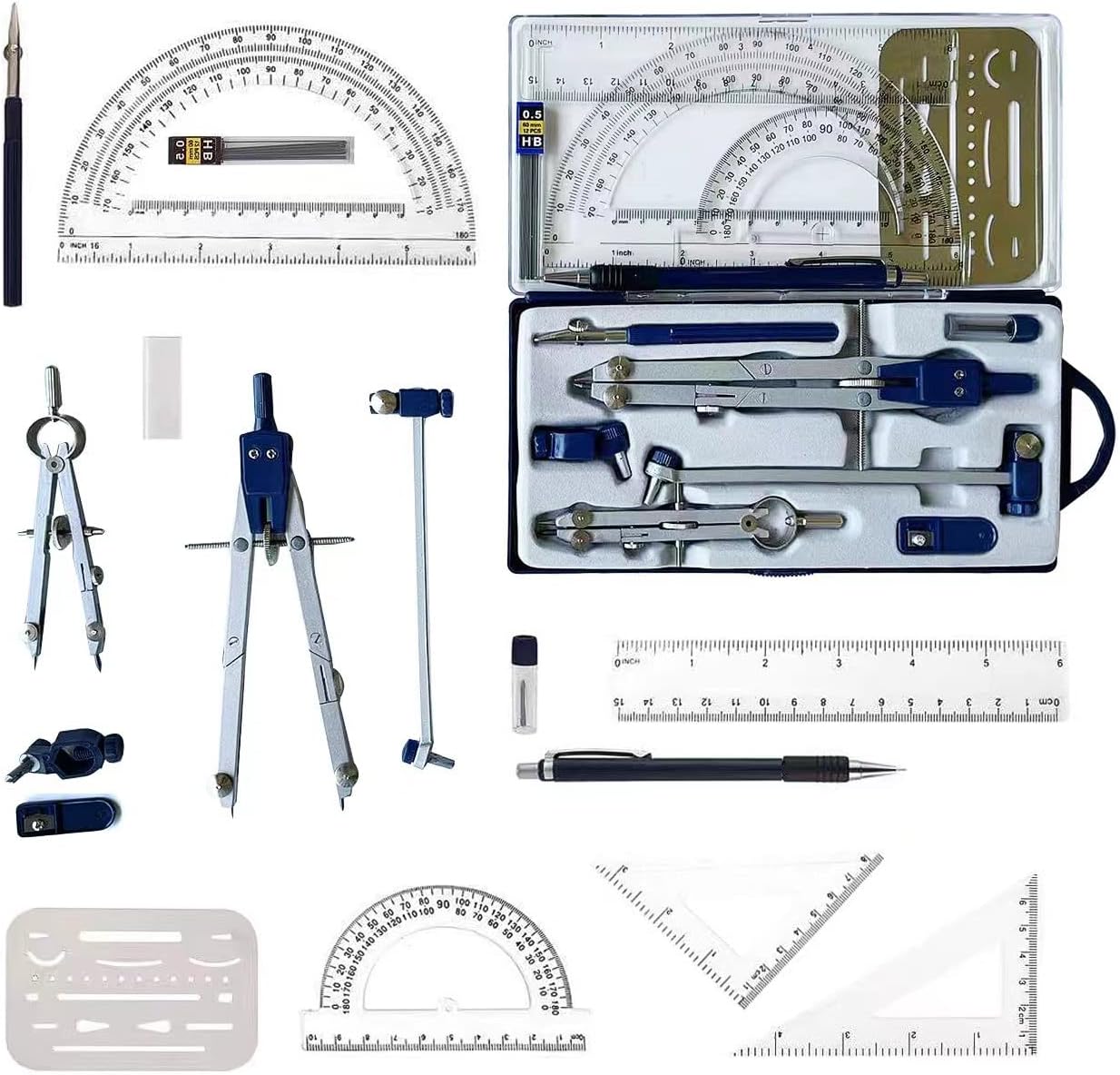 Amazon.com : NEWSOURCE Profesional Compass for Geometry Up to 18 inch ...