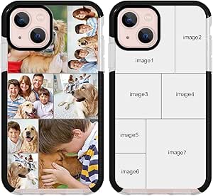 Amazon.com: Styletify Personalized Photo Phone Case for iPhone 13, Multi-Picture Collage ...
