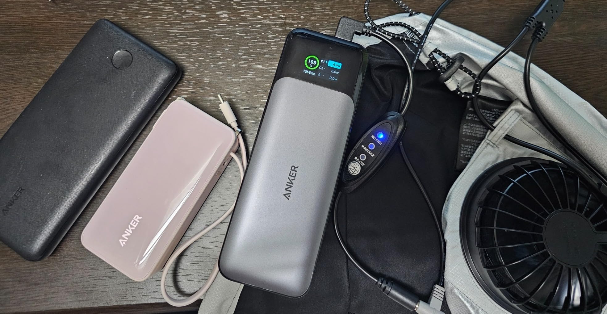 Amazon.co.jp: ワークマン WindCore ウィンドコア WZ4500 WZ4550 WZ4560 対応 L型 Type-C 昇圧ケーブル ファン付き作業服 PD対応 モバイル ...