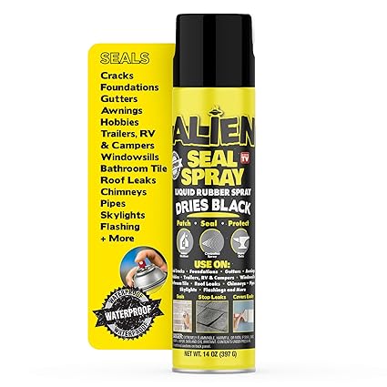 ALIEN TAPE Waterproof Sealant Spray, RV Roof Sealant, Rubber Spray ...