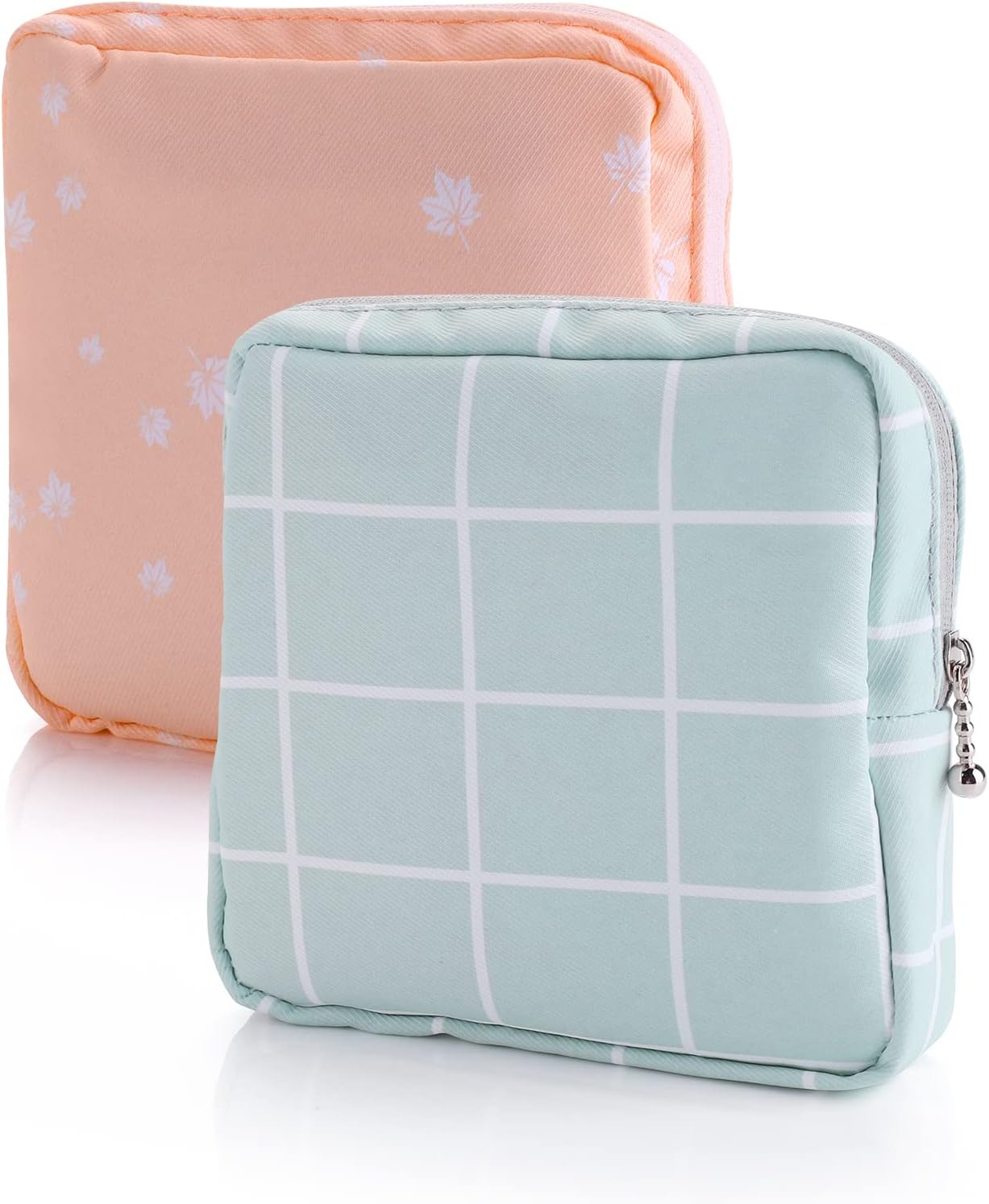 2 Pieces Sanitary Napkin Storage Bag Portable Pantyliners Bag Menstrual ...