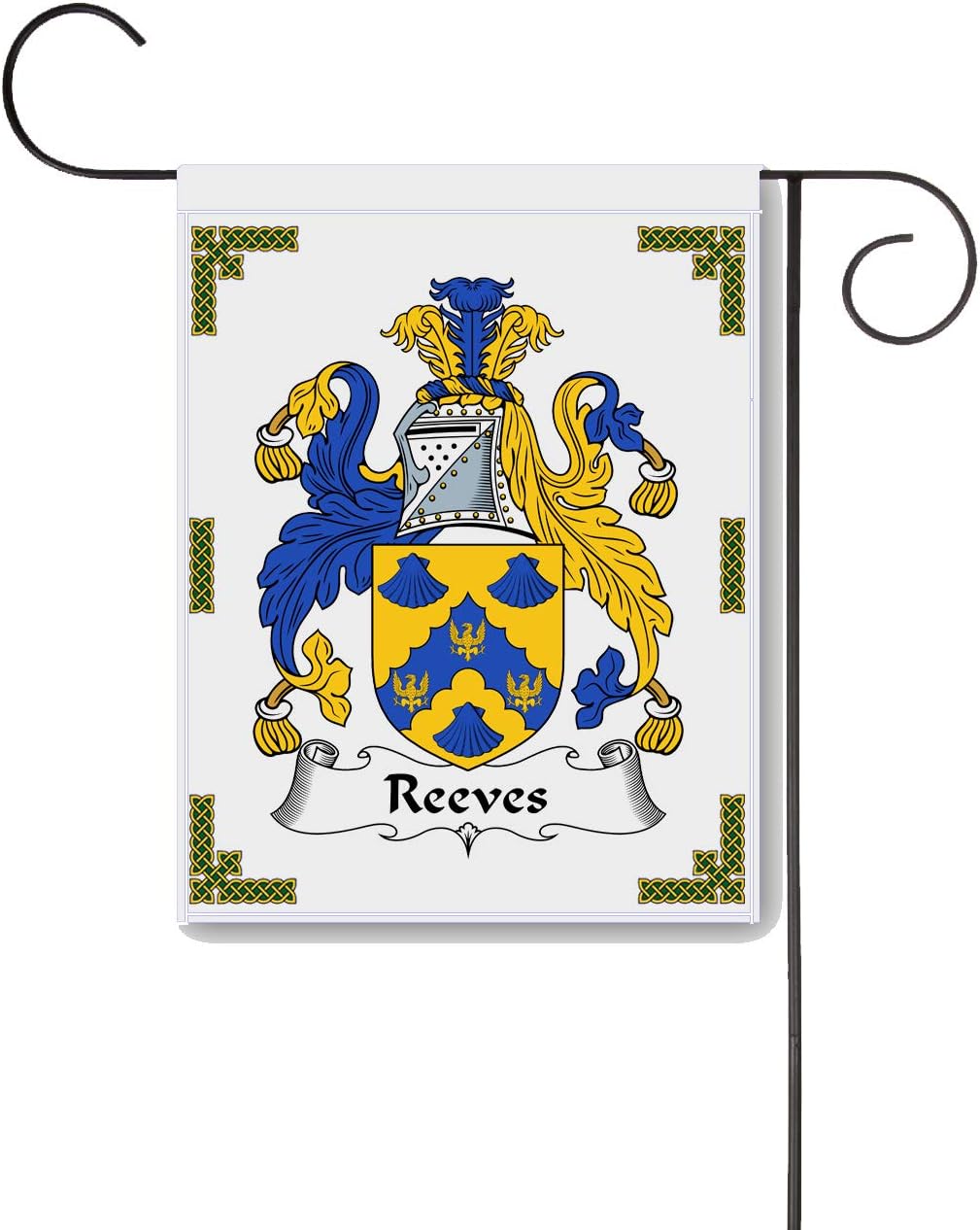 Amazon.com : Reeves Coat of Arms/Reeves Family Crest 11 X 15 Garden ...