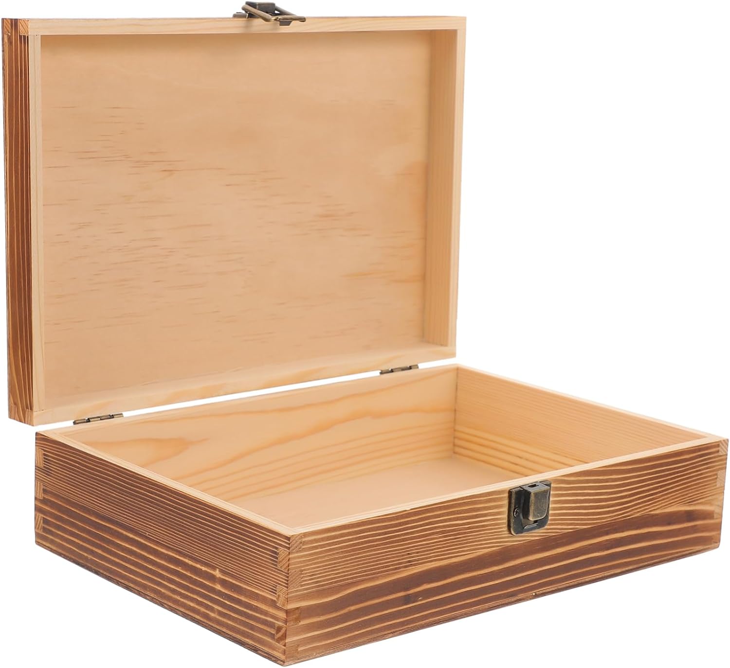 Amazon.com: Alipis Wooden Storage Box Multi Functional Decorative ...