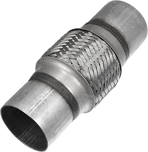 X AUTOHAUX 2.5"x4"x8" Car Exhaust Flexible Pipe Tubing Universal ...