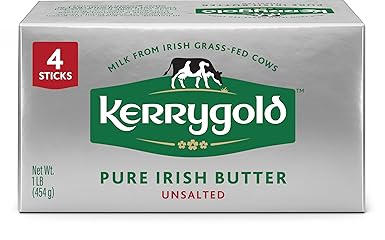 Amazon.com: Kerrygold Grass-Fed Pure Irish Unsalted Butter Sticks, 16 ...