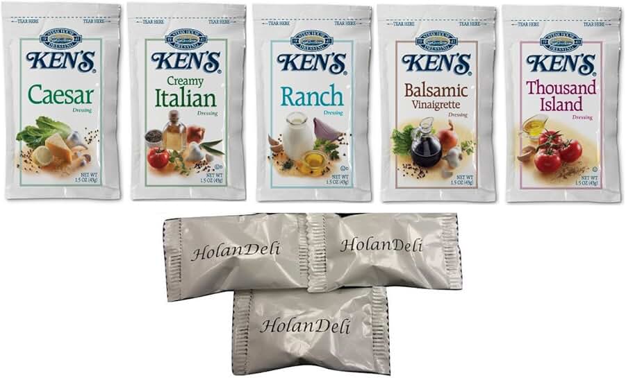 Amazon.com: individual salad dressing packets