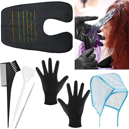 Amazon.com : FRIUSATE Hair Coloring Highlighting Cap, 6 Pieces Hair ...