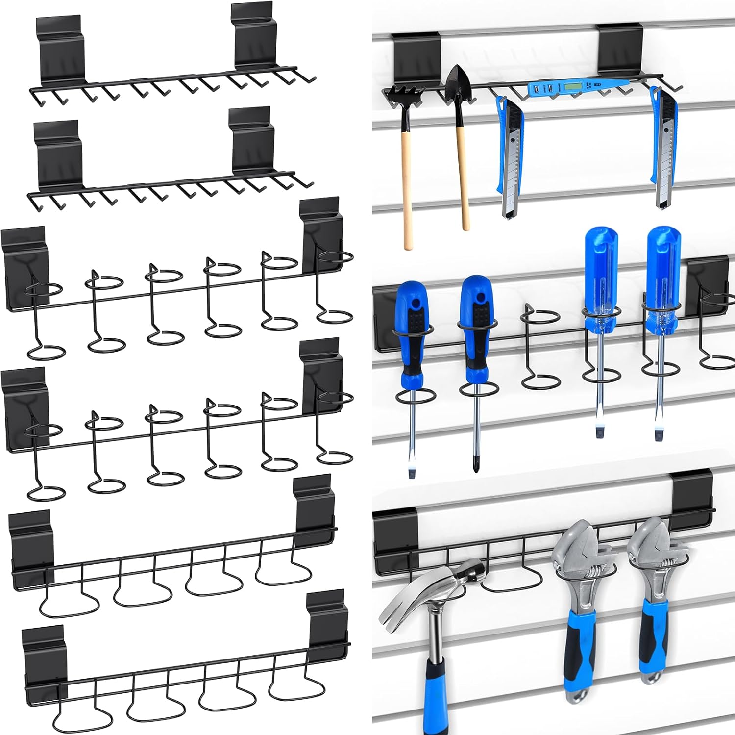 Amazon.com: BeapTcely 6 Pcs Slatwall Screwdriver Holders Slatwall Plier ...
