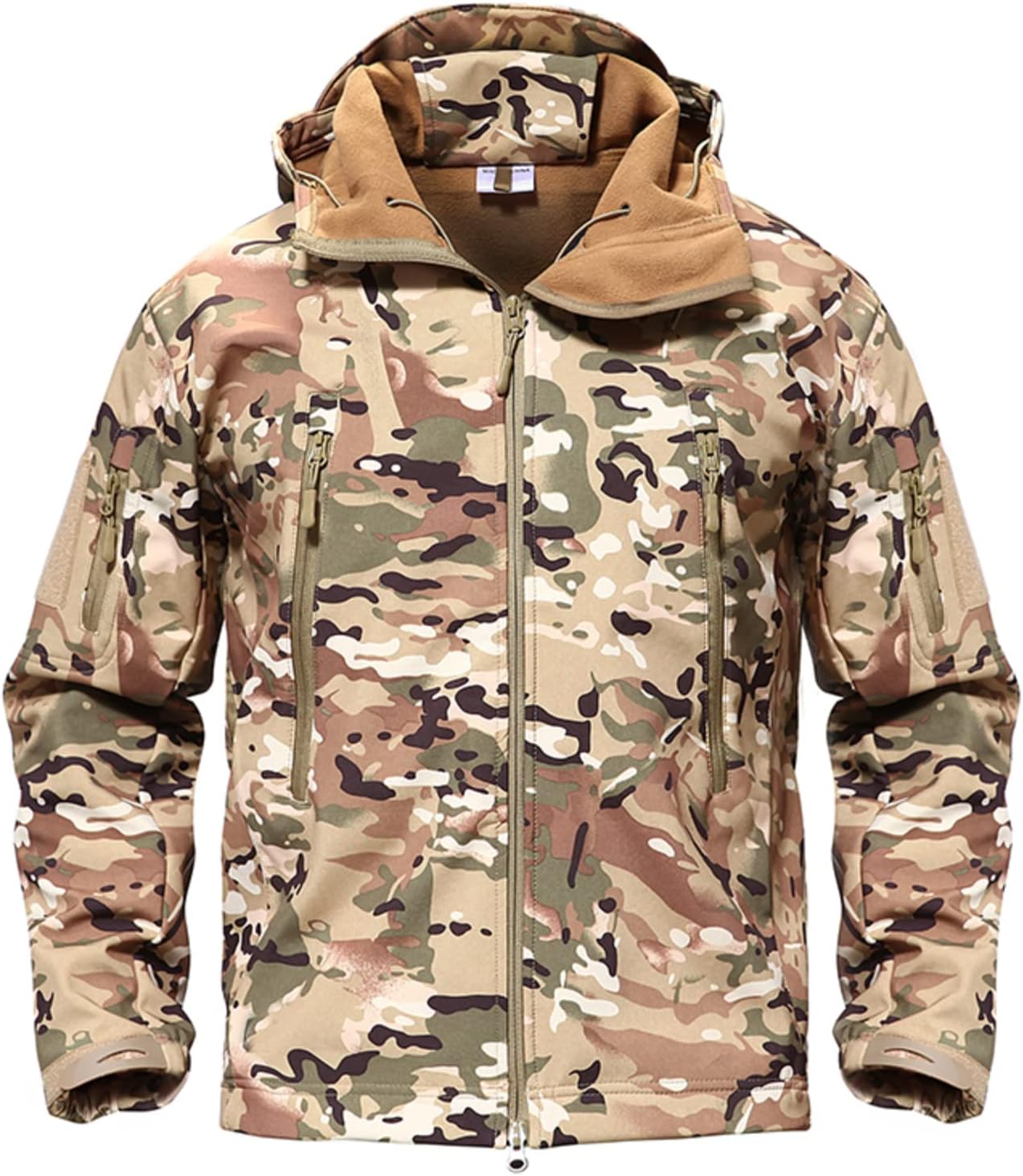 YAJIerui Army Jackets Men Military Airsoft Camping Tactical Jacket ...