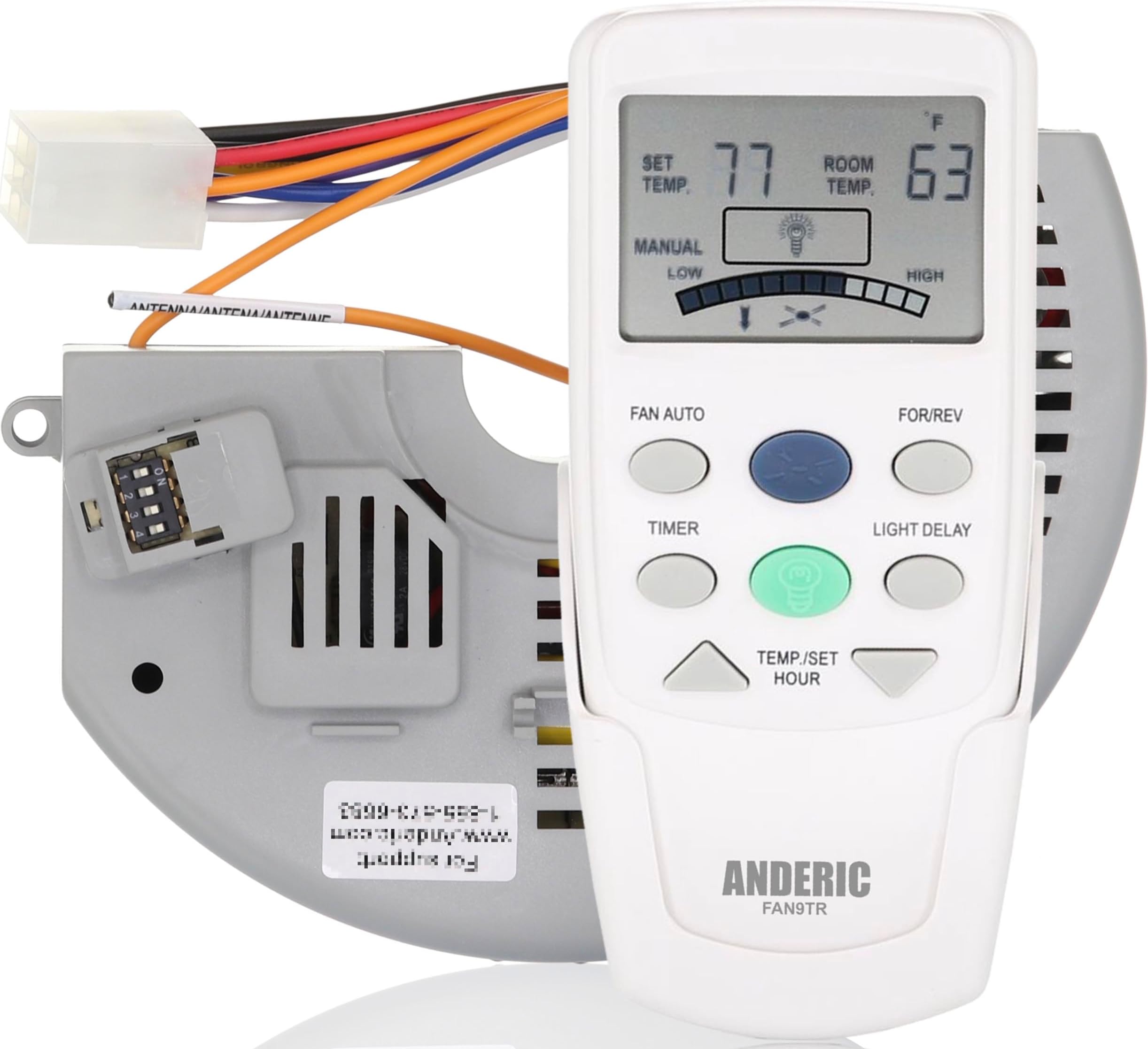 Amazon.com: Casablanca G105301000 RH-786R Stealth Ceiling Fan Remote ...