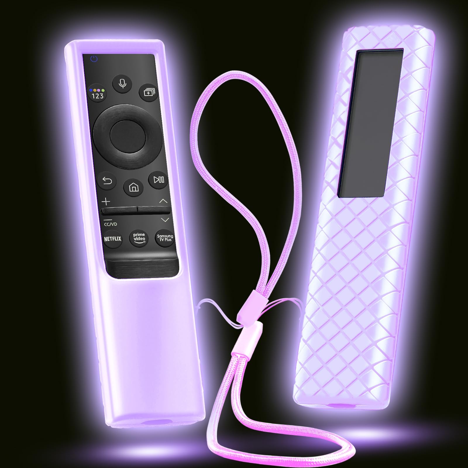 Amazon.com: 2 Pack Remote Cover for Samsung Smart TV, Silicone ...