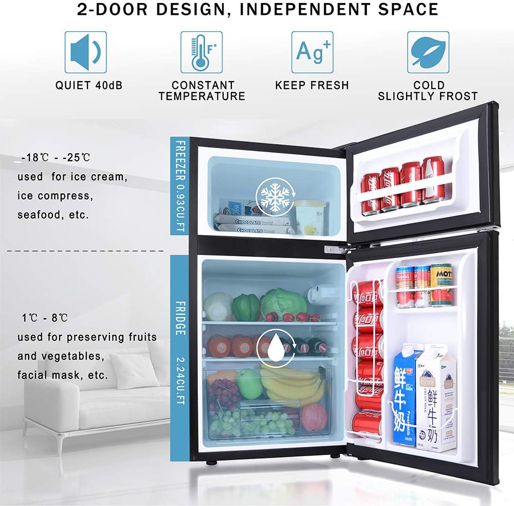 102L Capacity Single Temperature Mini Display Fridge Custom, 49% OFF