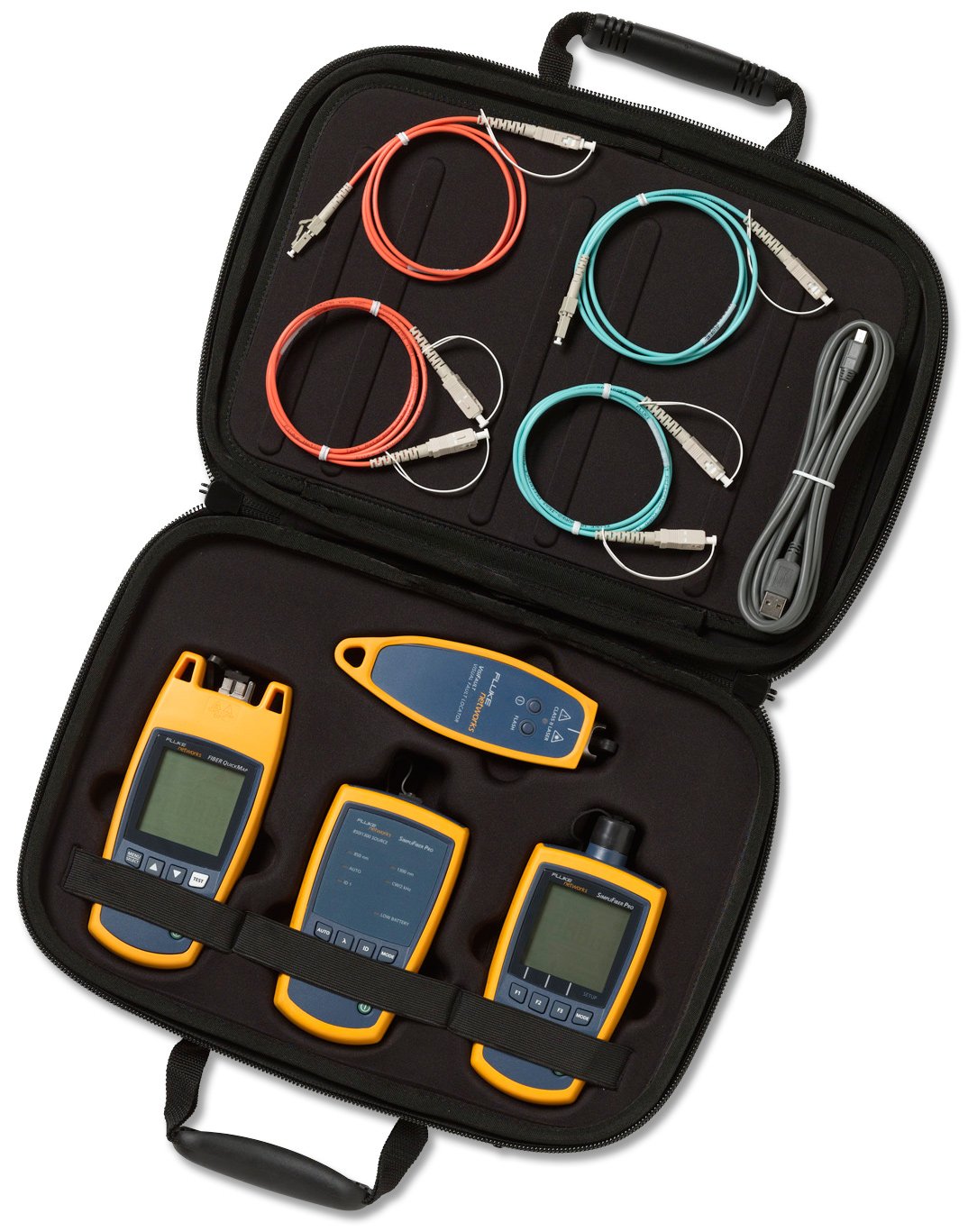 Fluke Networks FTS1000 Fiber QuickMap Troubleshooter Kit with Test ...