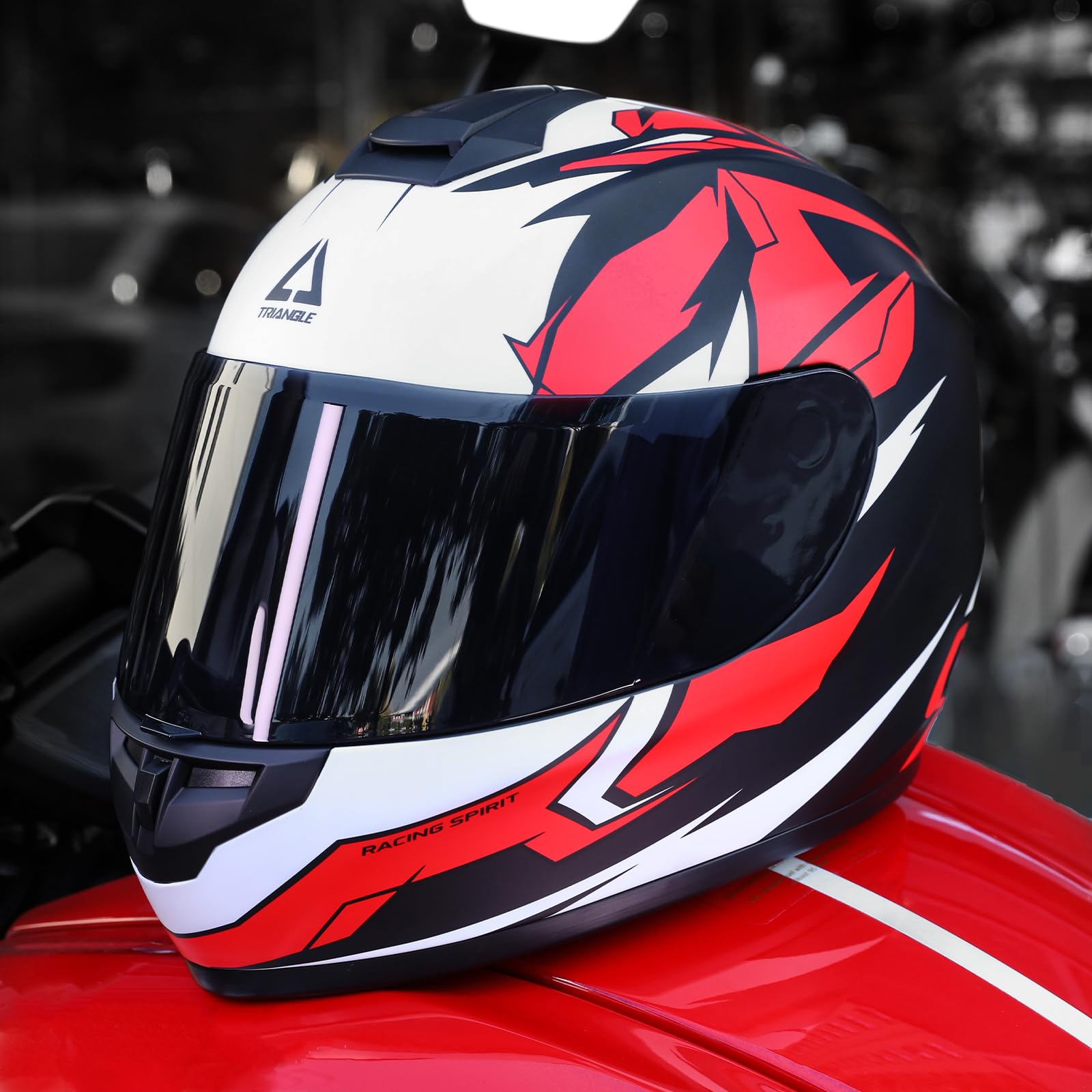 Snapklik.com : TRIANGLE Full Face Motorcycle Helmets Street Bike Helmet ...
