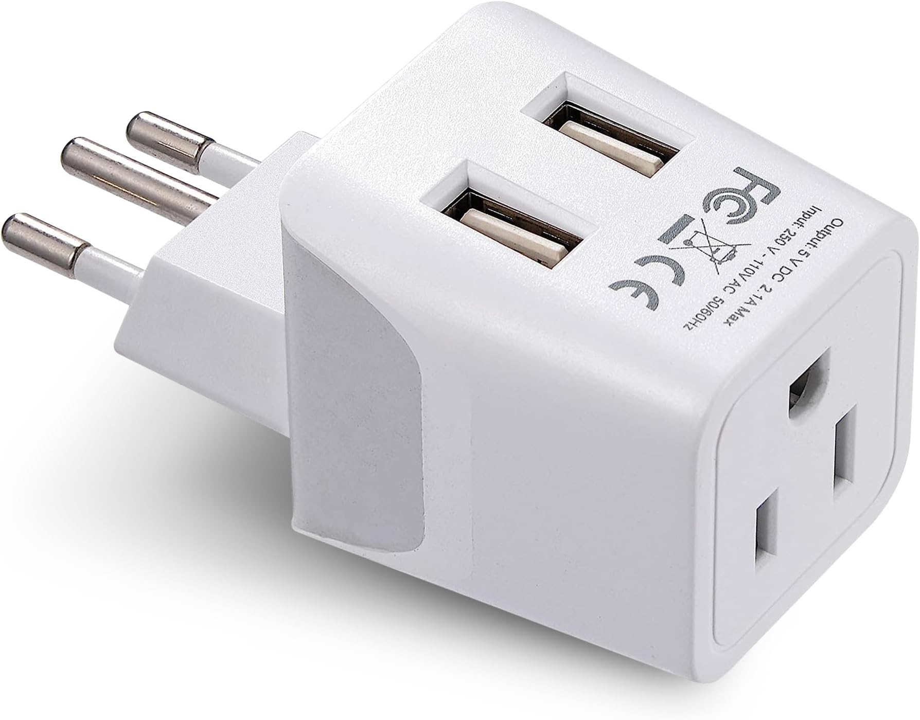 Amazon.com: United States to Brazil Travel Power Adapter to Connect ...