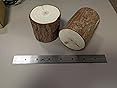 Amazon.com: Veemoon 2pcs Small Natural Tree Stump Decor Decorative ...