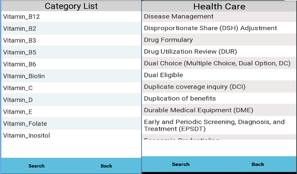 Health Care Dictionary Free - App on Amazon Appstore