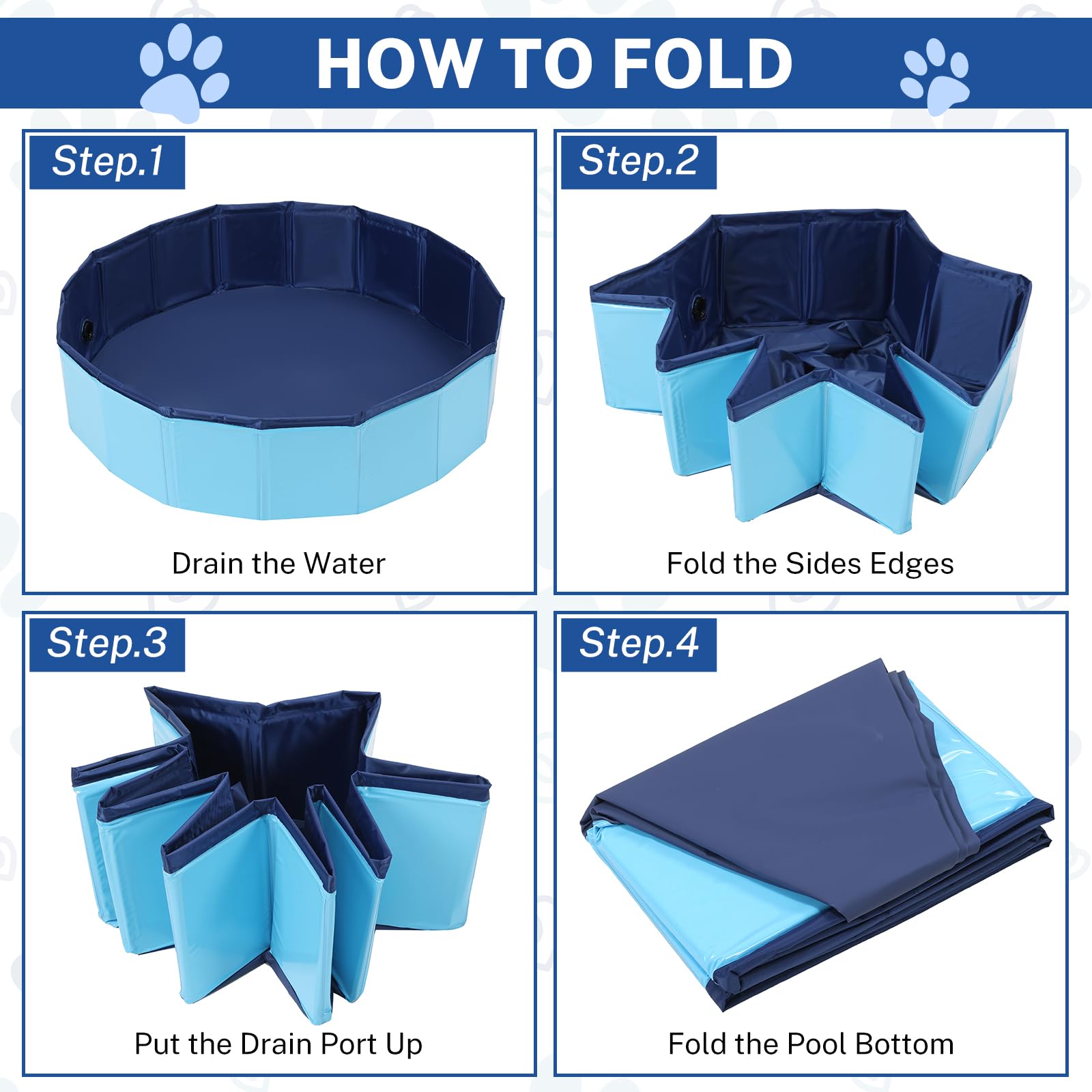 Whelping Box For Dogs Kiddie Pool NATGAI Portable Whelping Box For ...