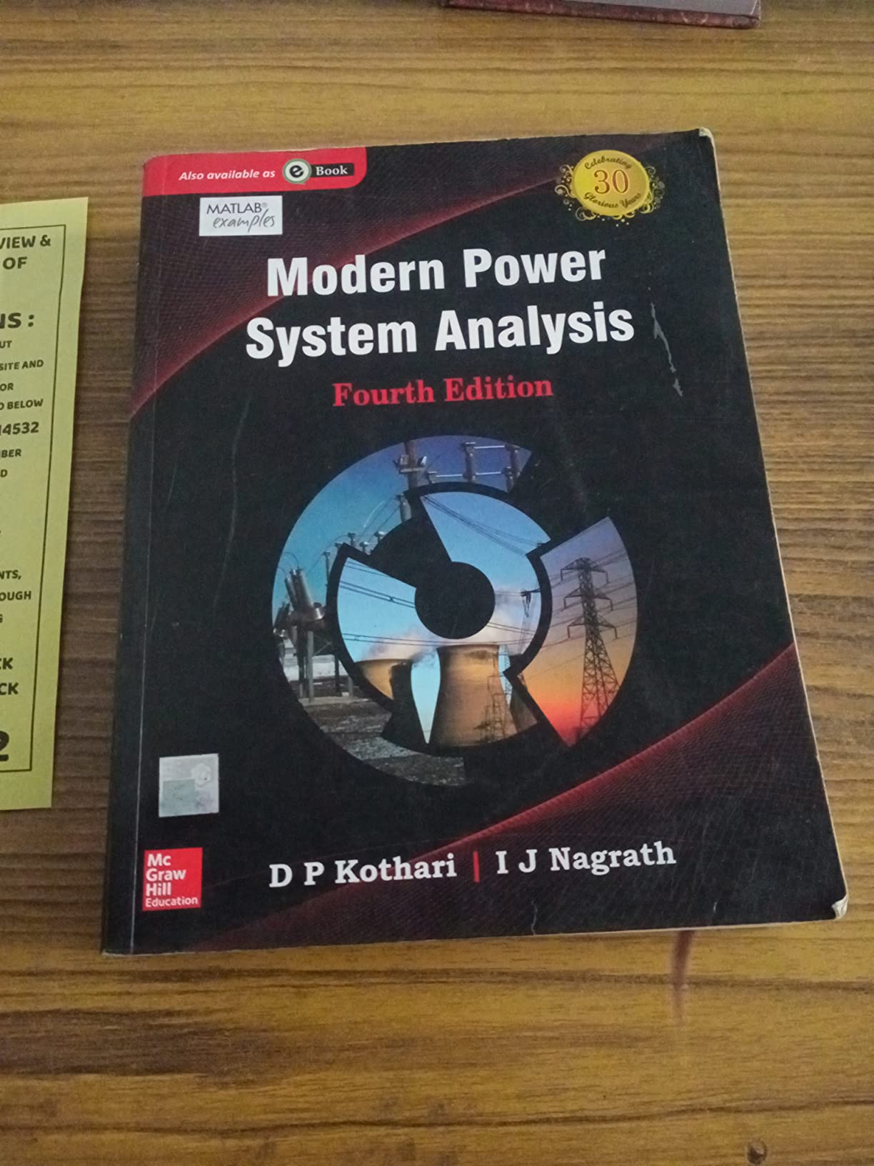 Buy MODERN POWER SYSTEM ANALYSIS, 4TH EDN Book Online at Low Prices in ...