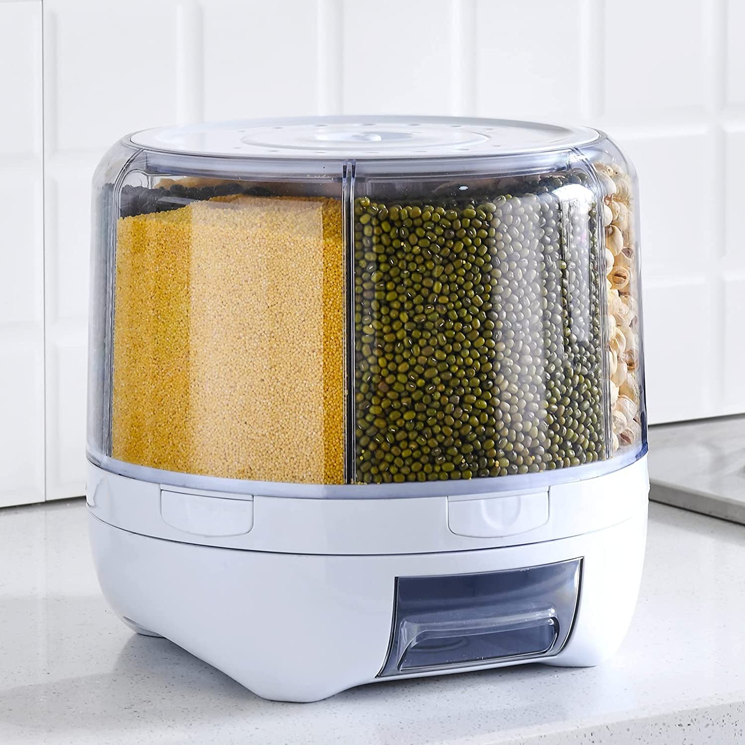 Buy Yagzon Polypropylene Food Grain Storage Container Large Capacity 6 ...