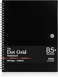 Amazon.com : Notsu Dotted Notebook | Minimalist Bullet Dotted Journal, 160 Dot Grid Pages, 120 ...