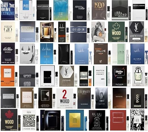 Amazon.com : GHBB Men's Cologne Top Designer Sampler Vial Set x 15 Best ...