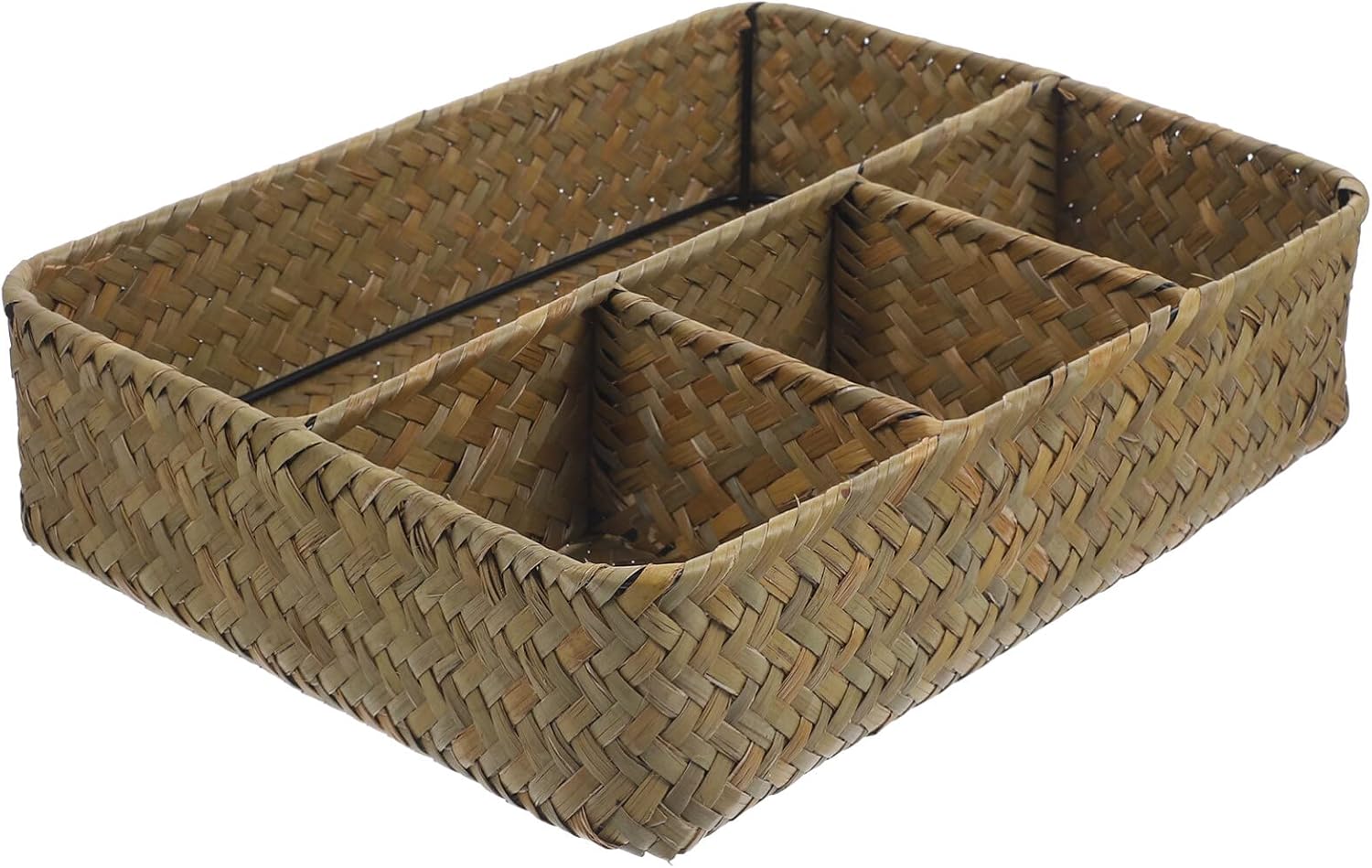 Amazon.com: Luxshiny Tea Bag Sugar Packet Holders Seagrass Storage ...