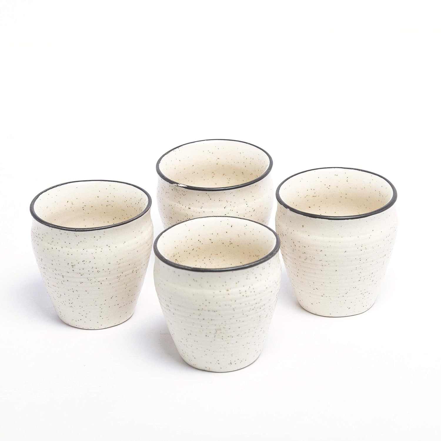 Buy Dotted White Color Cup Set Online at Low Prices in India - Amazon.in
