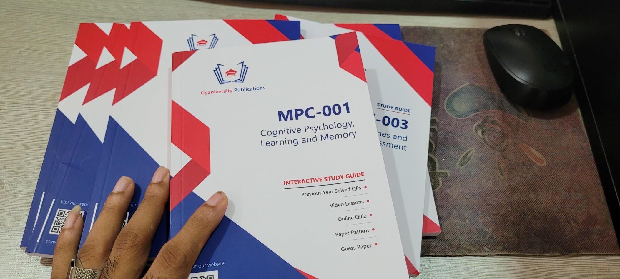 MAPC 1st Year IGNOU Interactive Study Guides Combo (Set of 6 books including MPC-001, MPC-002 ...