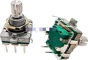Rotary Encoder 2pcs 360 Degree Rotary Encoder with Push Button Switch ...