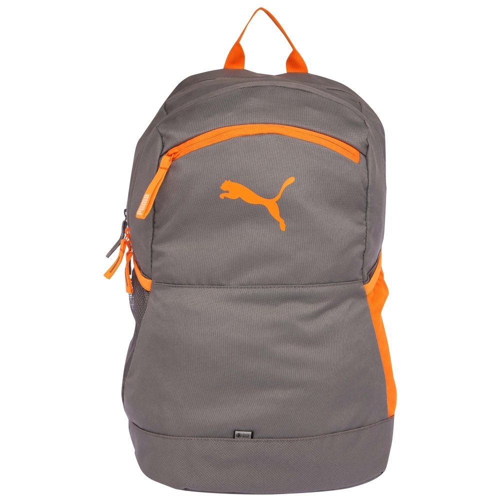 Buy Puma Steel Gray and Vibrant Orange Casual Backpack (7511902) at ...