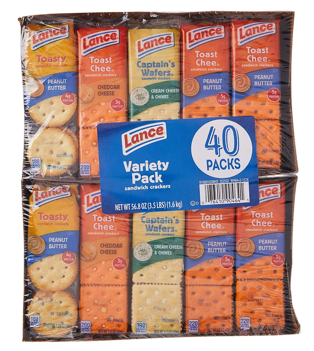 VARIETY PACK Lance Toasty Lance Toast Chee Lance Captain Wafers ...