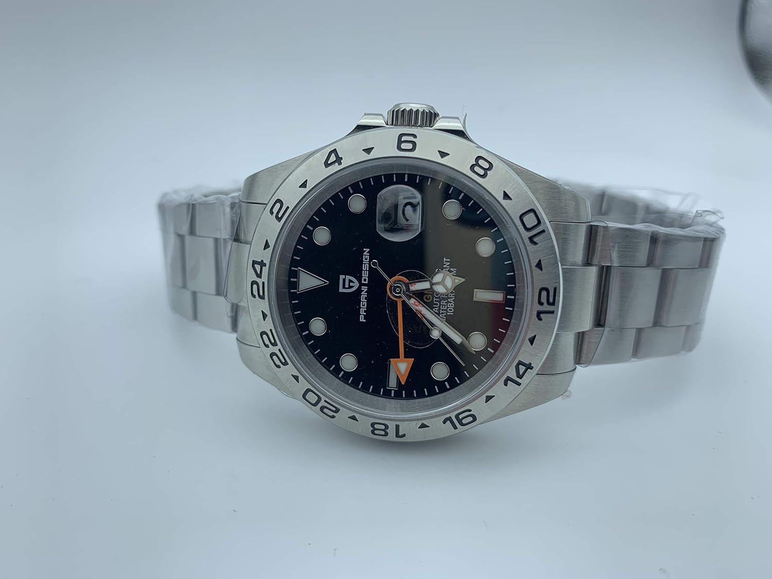 Pagani Design herrklockor GMT automatisk mekanisk 40 mm, sport, dyk ...