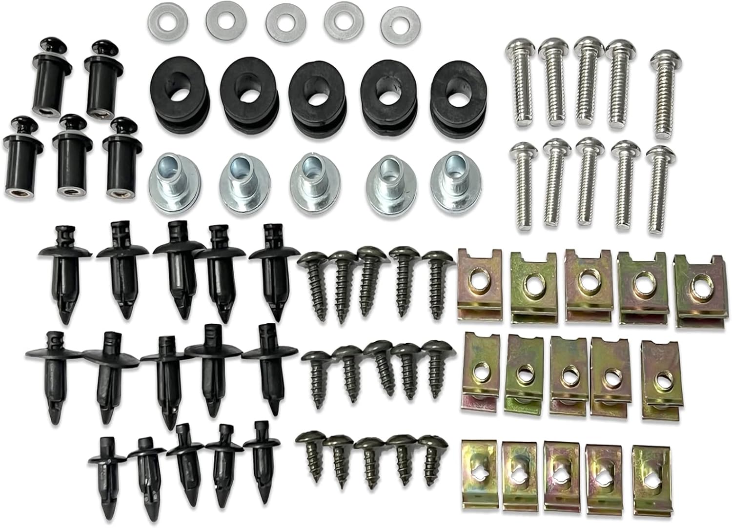 Amazon.com: iTobest Complete Fairing Bolts Fasteners Kit Aftermarket ...