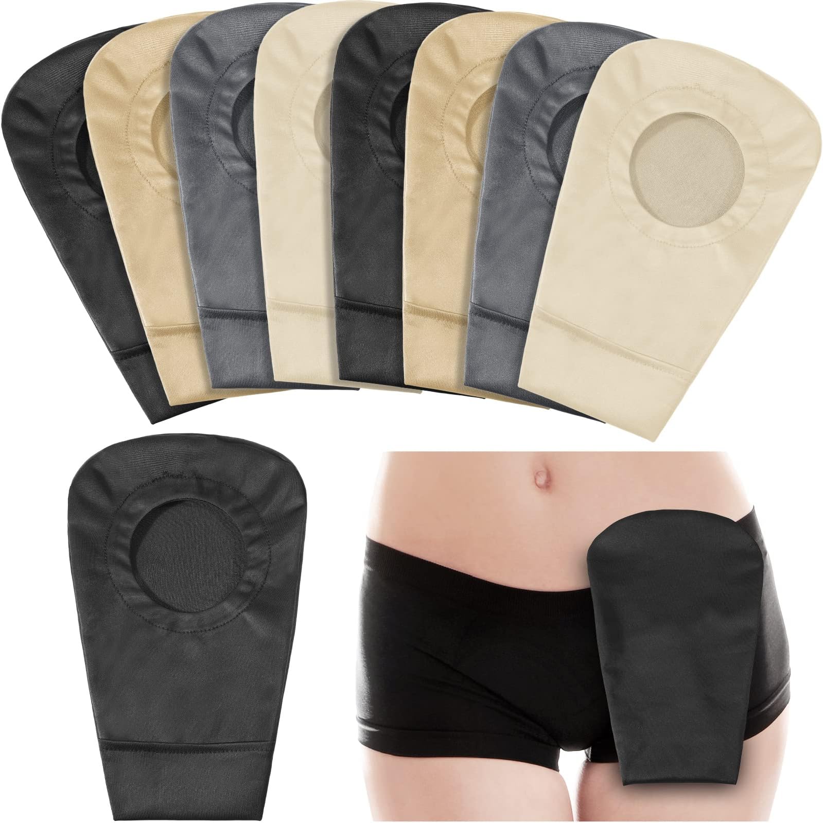 Amazon.com: Sherr 8 Pieces Ostomy Bag Cover Colostomy Bag Covers Odor ...