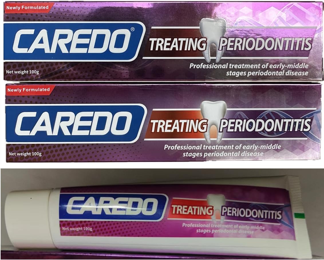 Amazon.com: CAREDO Toothpaste Periodontitis Treatment at Home, Bleeding ...