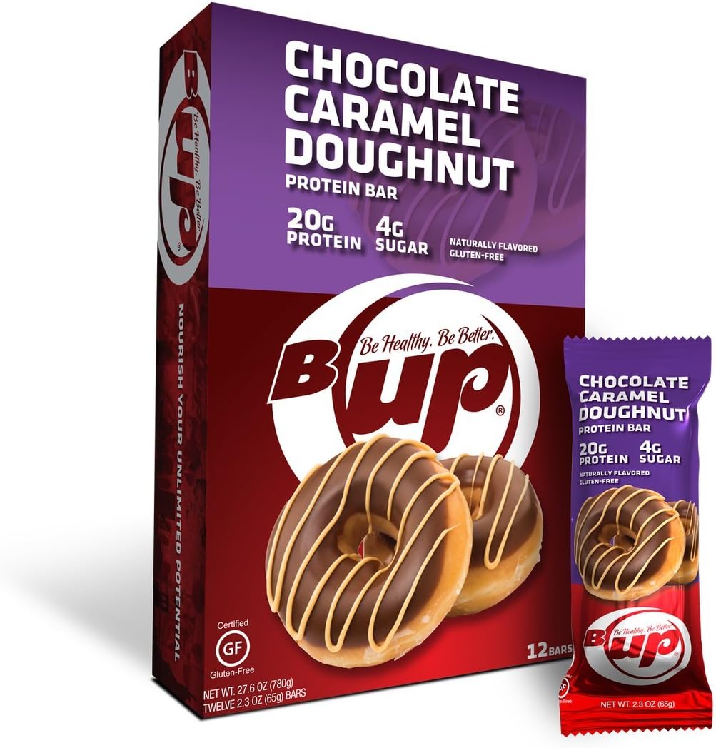 Amazon.com: B Up B-up Protein Bars Glutten Free Naturally Flavored No ...