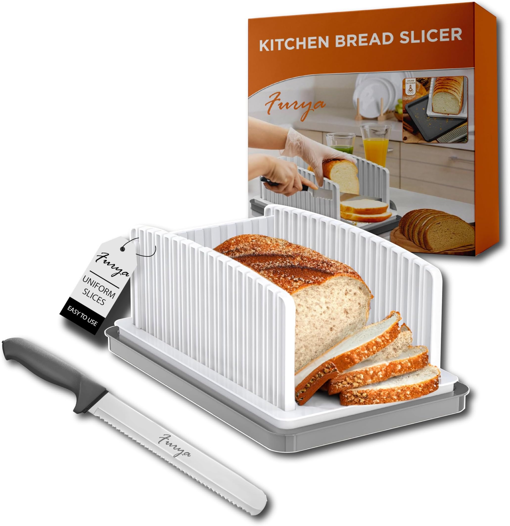 Amazon.com: Bread Slicer for Homemade Bread - Adjustable Width ...