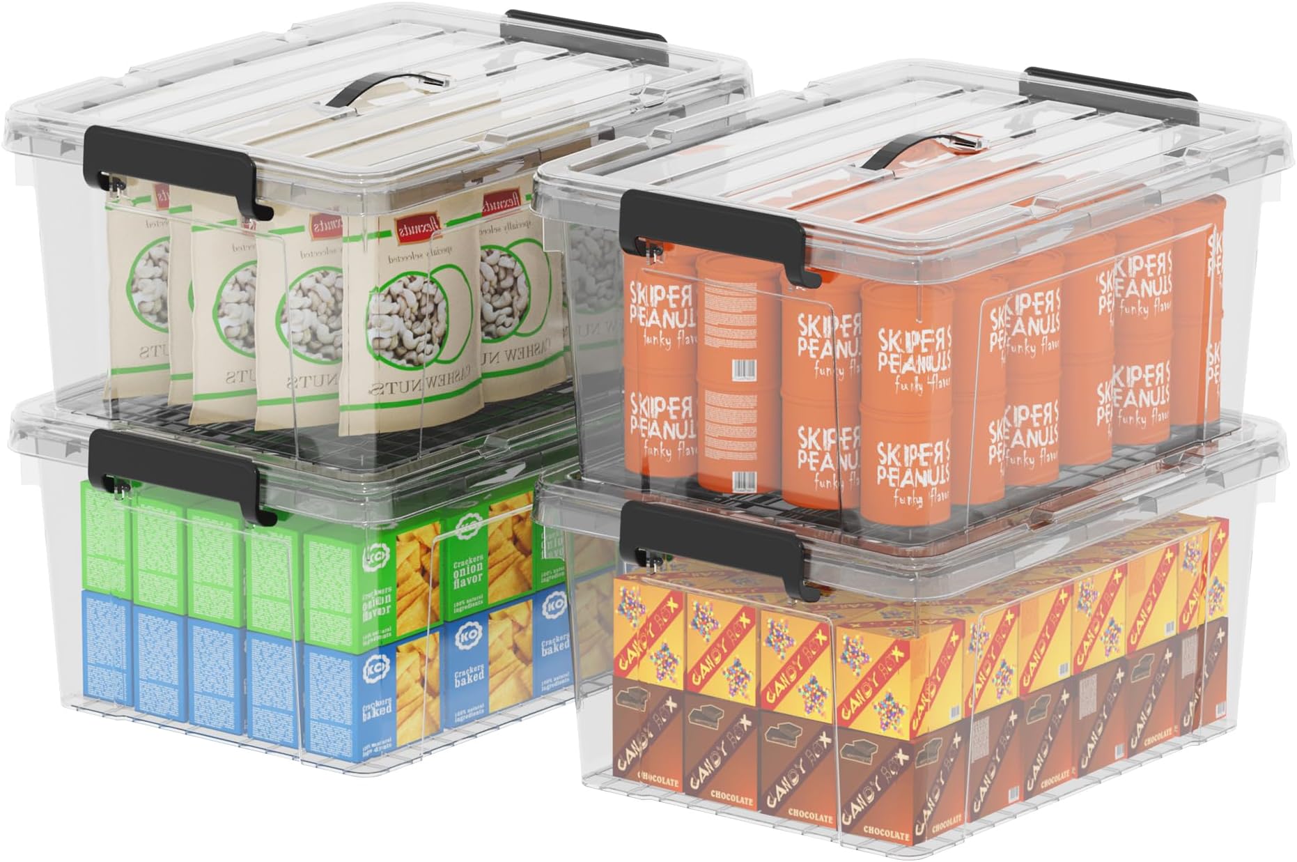 BANKERS BOX 3x 36L Plastic Storage Boxes with Lids. ProStore Super ...