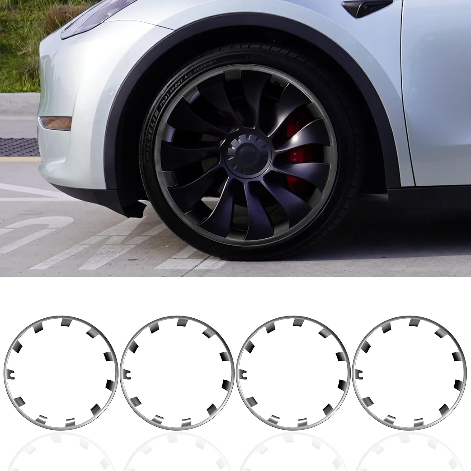 Amazon.com: Model Y Rim Protector Wheel Rims Protection for Tesla ...