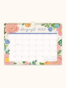 Orange Circle Studio | 2023-2024 Bella Flora Deluxe Wall Calendar - 14 ...