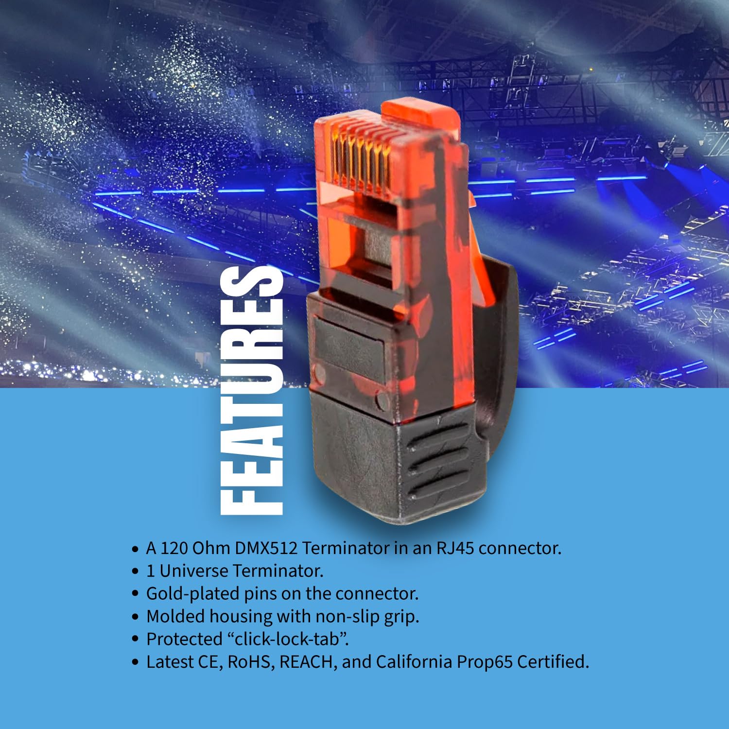 Snapklik.com : 10 Pack - CPoint DMXterminator RJ45 DMX Terminator 120 ...