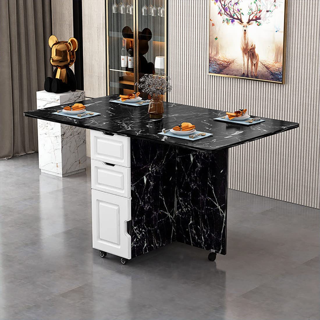 Simple Moving Kitchen Islands Asofer Large Brown Kitchen Cart With